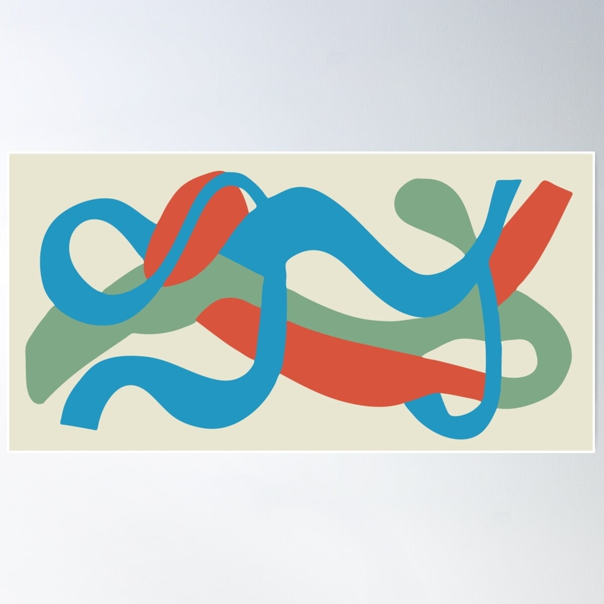 Waveform Poster Wall Art, Modern Wall Decor For Living Room Bedroom ...