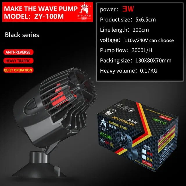 Wavemaker Wave Maker Water Pump for Aquarium Fish Tank Submersible ...