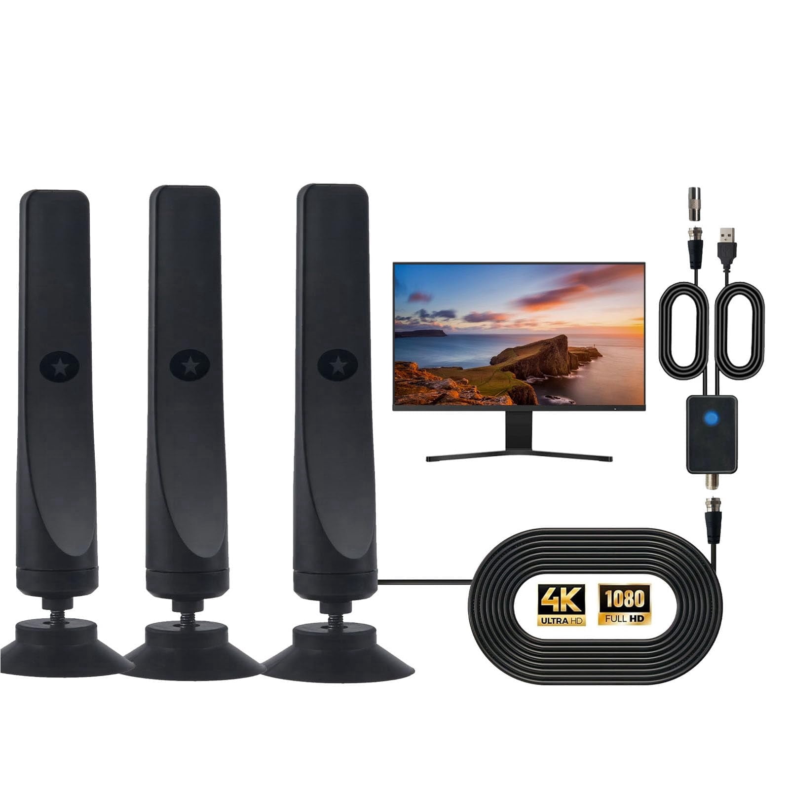 Wavemax TV Antenna 2026, Indoor/Outdoor Antenna for Smart TV, Wave Max ...
