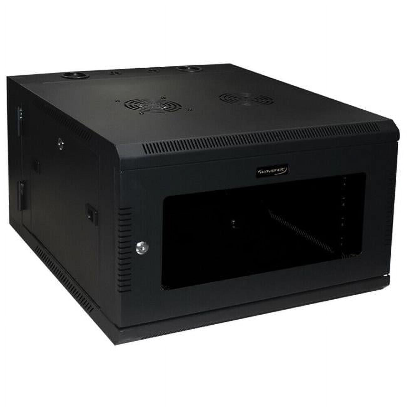 Cmple Wavenet - 6U Server Wall Mount Cabinet, 24-Inch Depth, Swing-Out ...