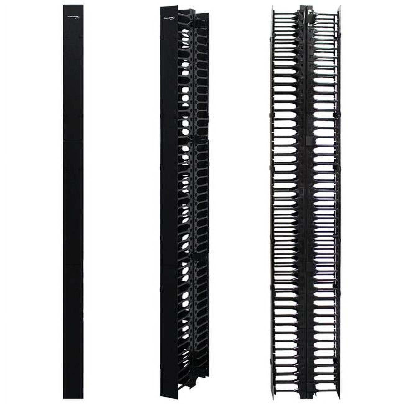 Wavenet 3049-N 78 in. Plastic Double Sided Vertical Cable Manager ...