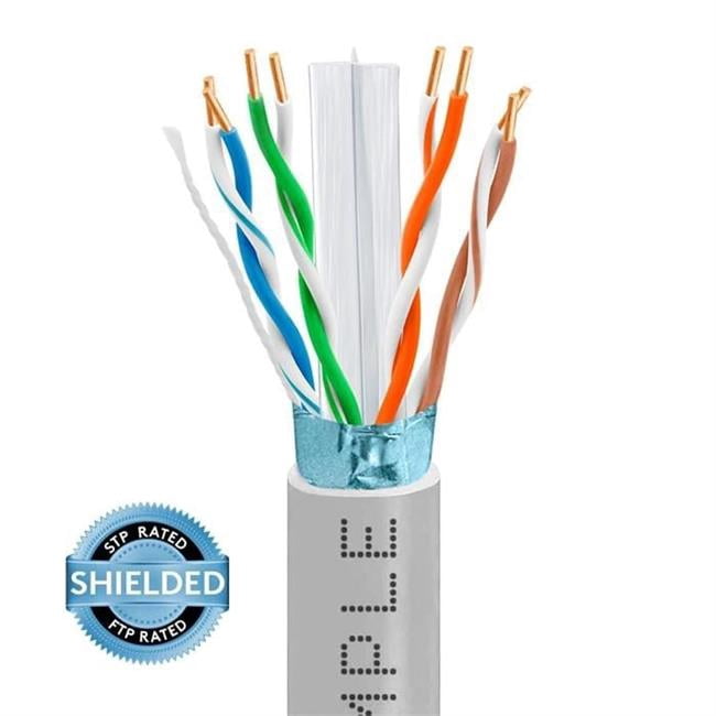 Wavenet 4024-N 1000 ft. Cat6 Riser Shielded Ethernet Cable - CMR, FTP ...