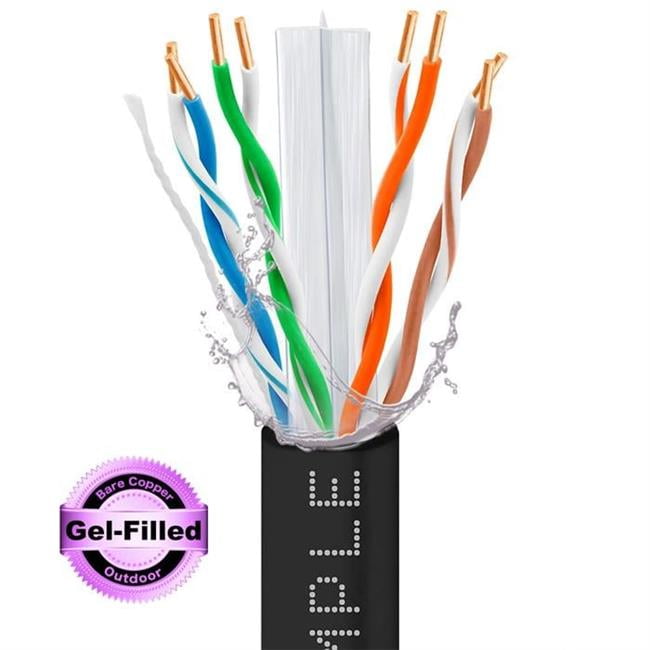 Wavenet 4031-N 1000 ft. Cat6 Outdoor Ethernet Cable - Gel Filled ...