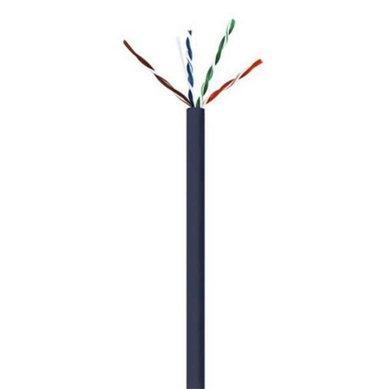 Wavenet WAV-CAT6V-CMR-BK 1000 ft. 23 AWG Cat6 550 Mhz No Spline Cable ...