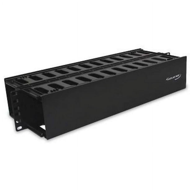 Wavenet WAV-PDH-DS-2U 2U Double Side Horizontal Cable Manager - Walmart Business Supplies