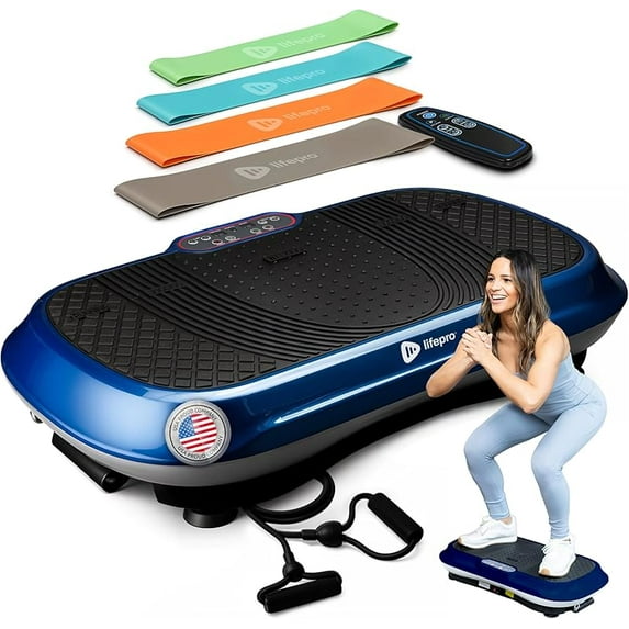 Waver Vibration Plate Exercise Machine for Lymphatic Drainage, Muscle ...