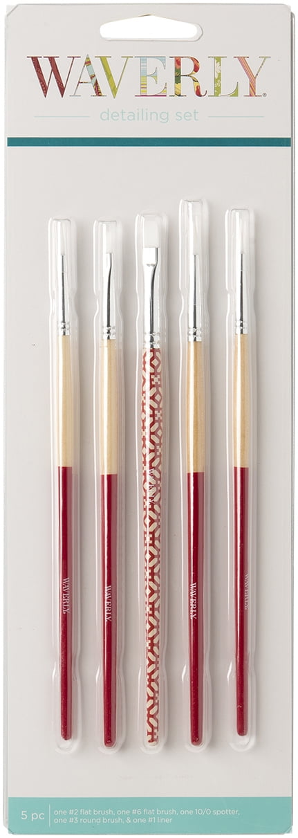 Waverly Brushes Detailing Set 5/Pkg- - Walmart.com