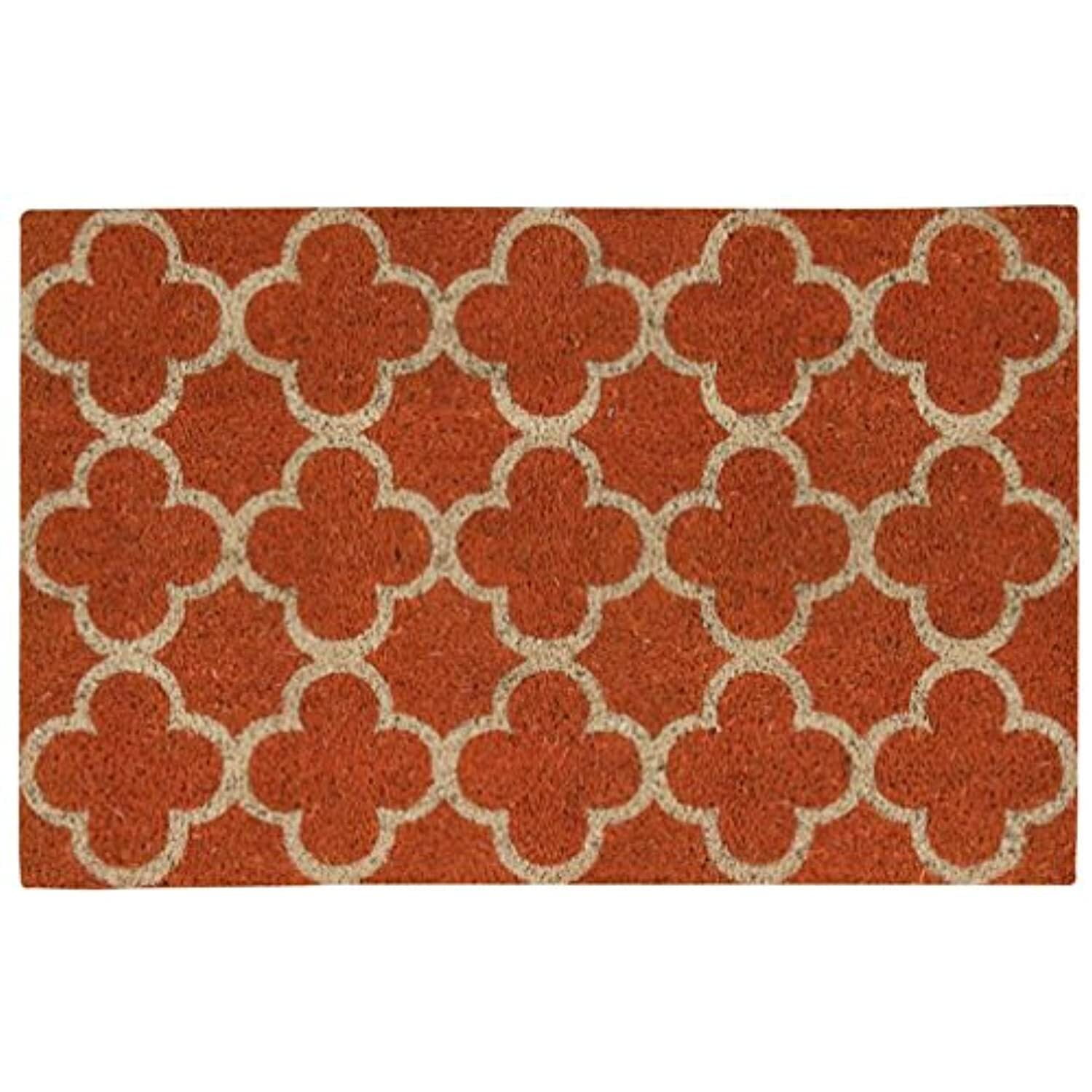 Waverly Greetings "Framework" Orange Doormat - Walmart.com