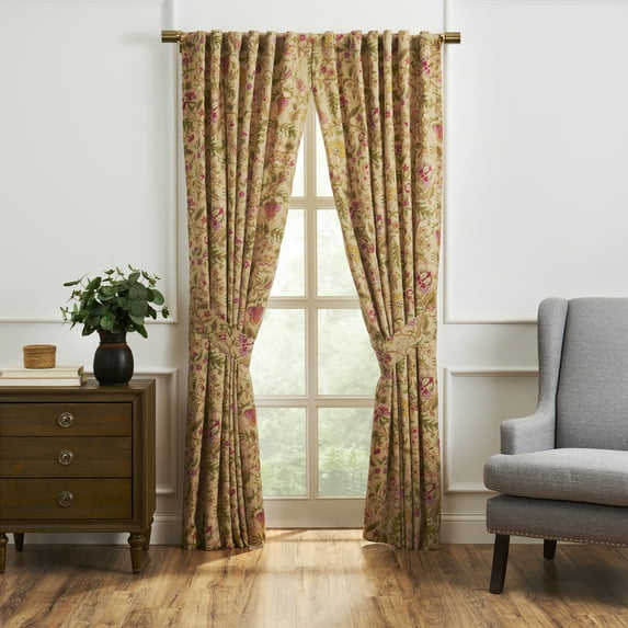 Waverly Imperial Dress Window Curtain Collection – Panel With Tie Back ...