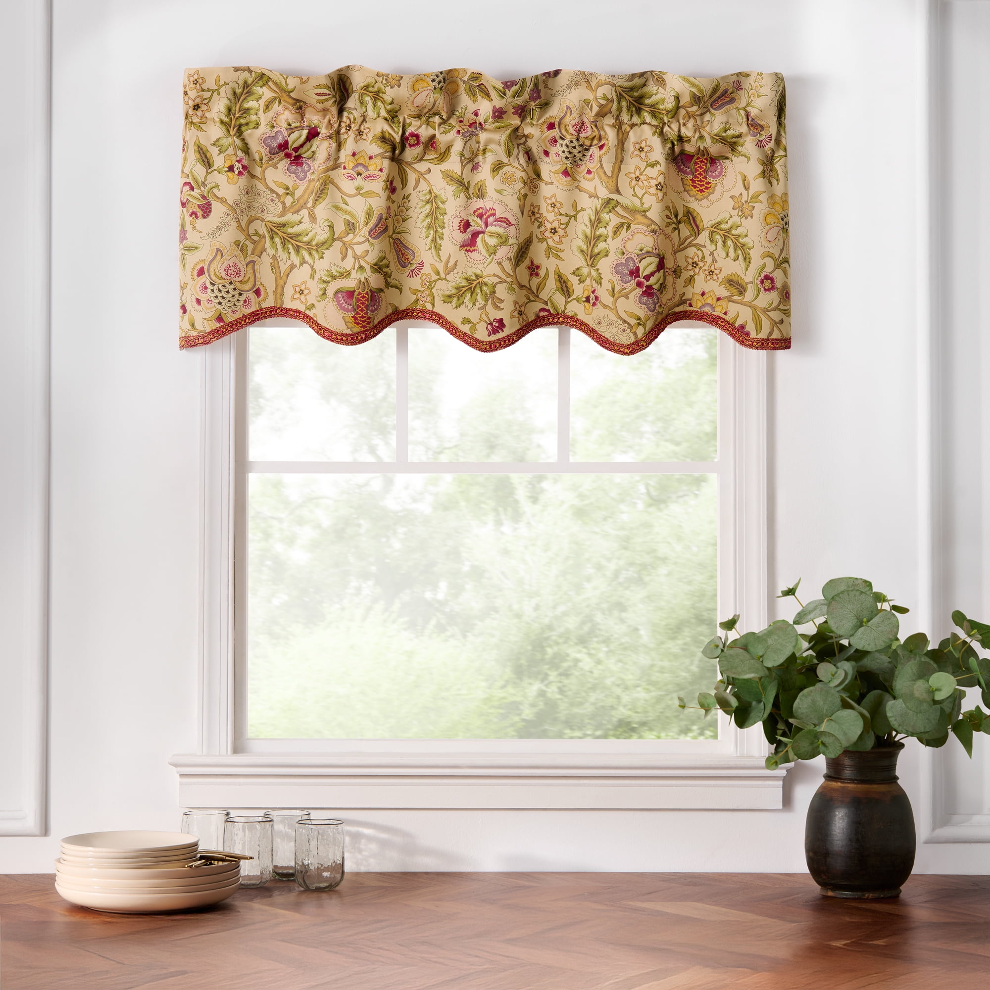 Waverly Imperial Dress Window Curtain Collection – Valance - Antique ...