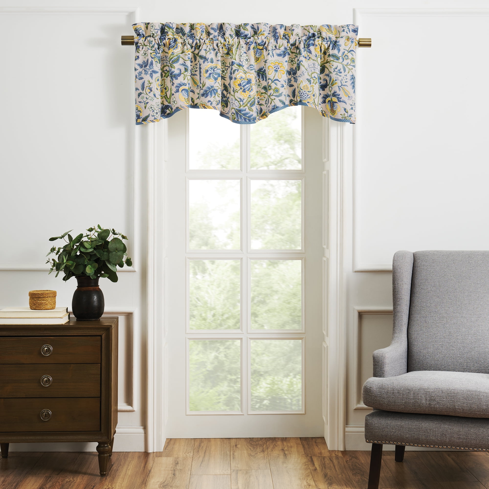 Waverly Imperial Dress Window Curtain Collection – Valance - Porcelain ...