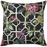 Waverly Indoor Plw Treillage Black 18" x 18" Throw Pillow - Walmart.com