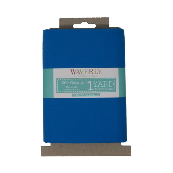 Waverly Inspirations Cobalt Cotton Fabric 44 Inch Wide 1 Yard Solid for ...