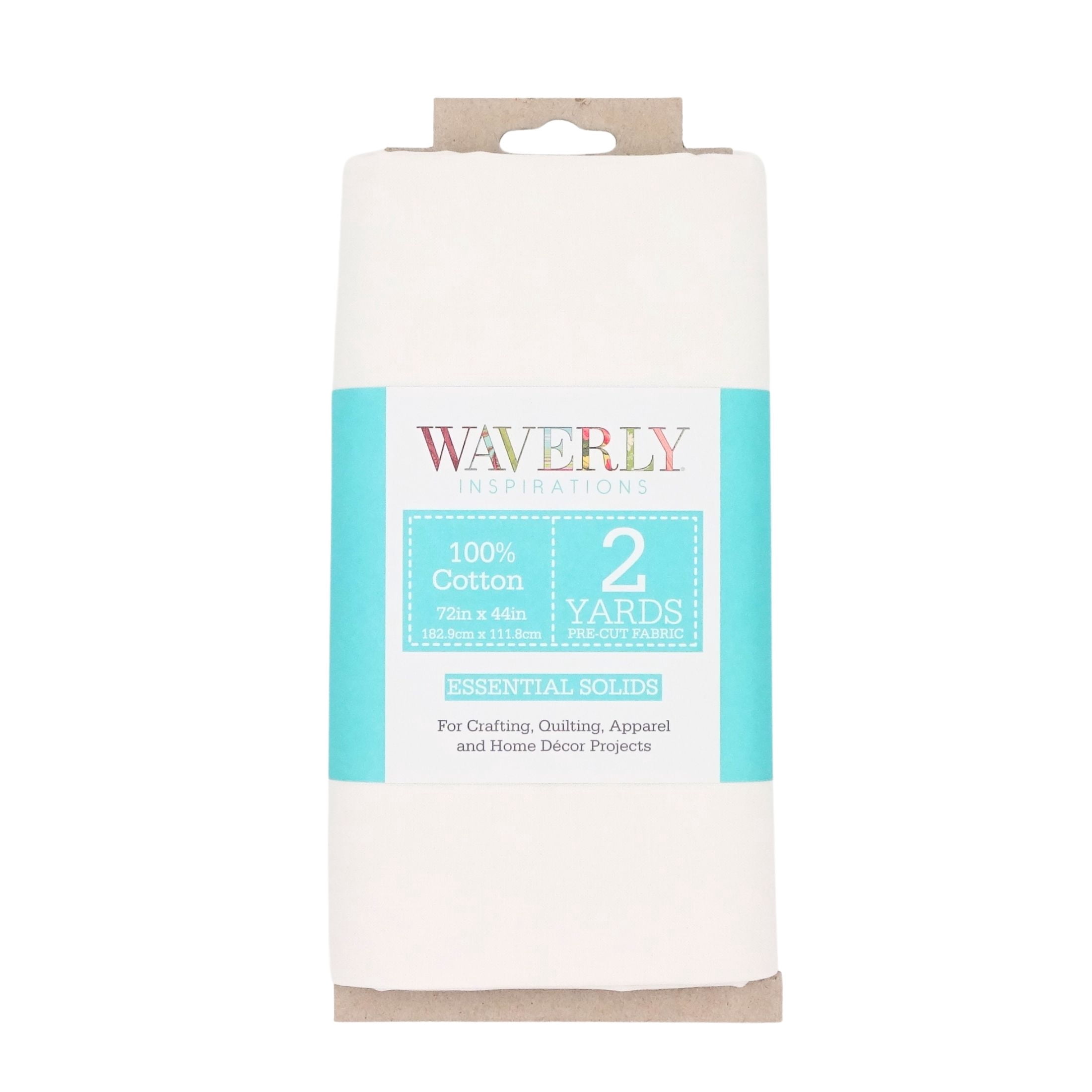 Waverly Inspirations Cotton Solid Fabric White 2 Yard Cut for Quilting ...