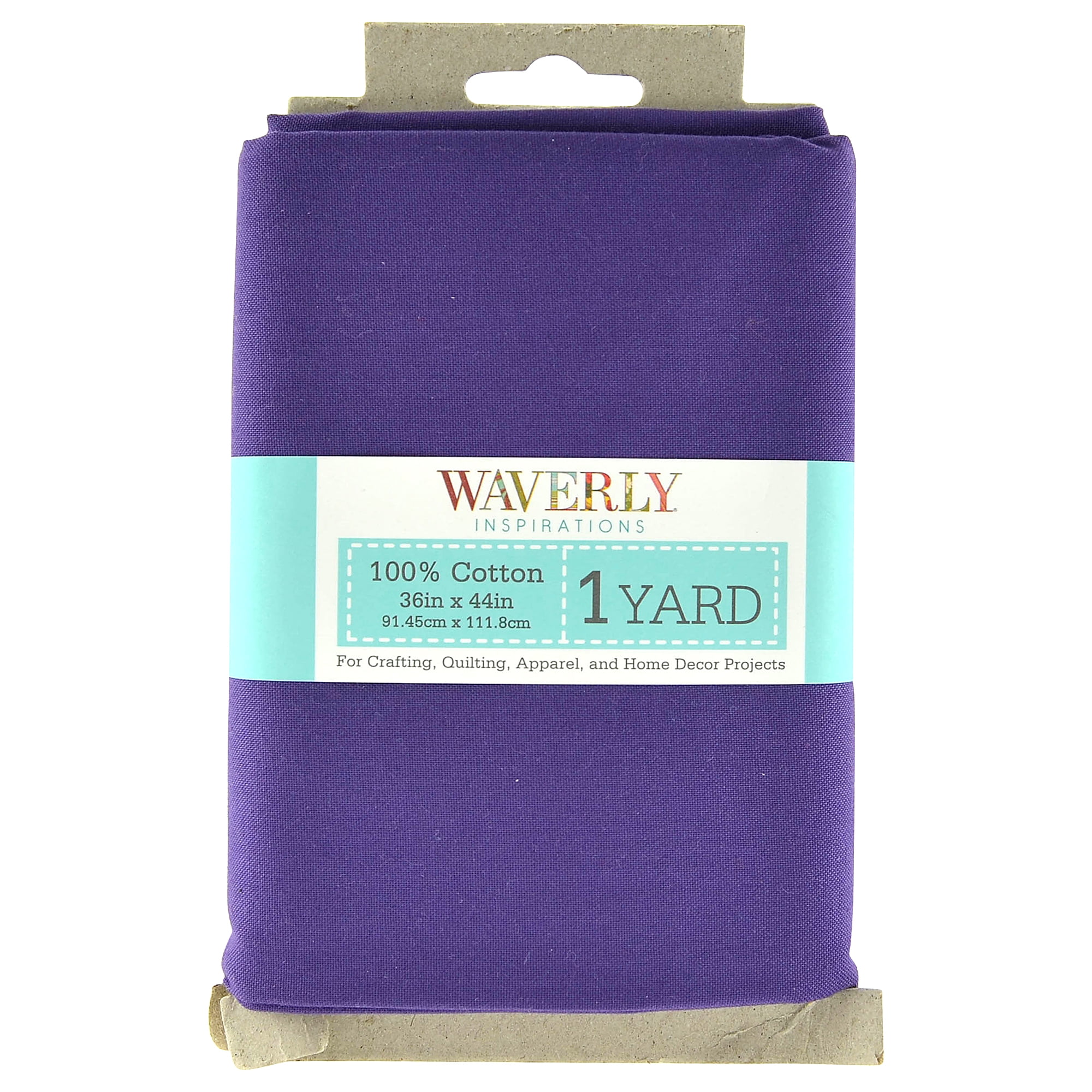 Waverly Inspirations 44" x 1 Yard Cotton Precut Solid Pansy Color ...