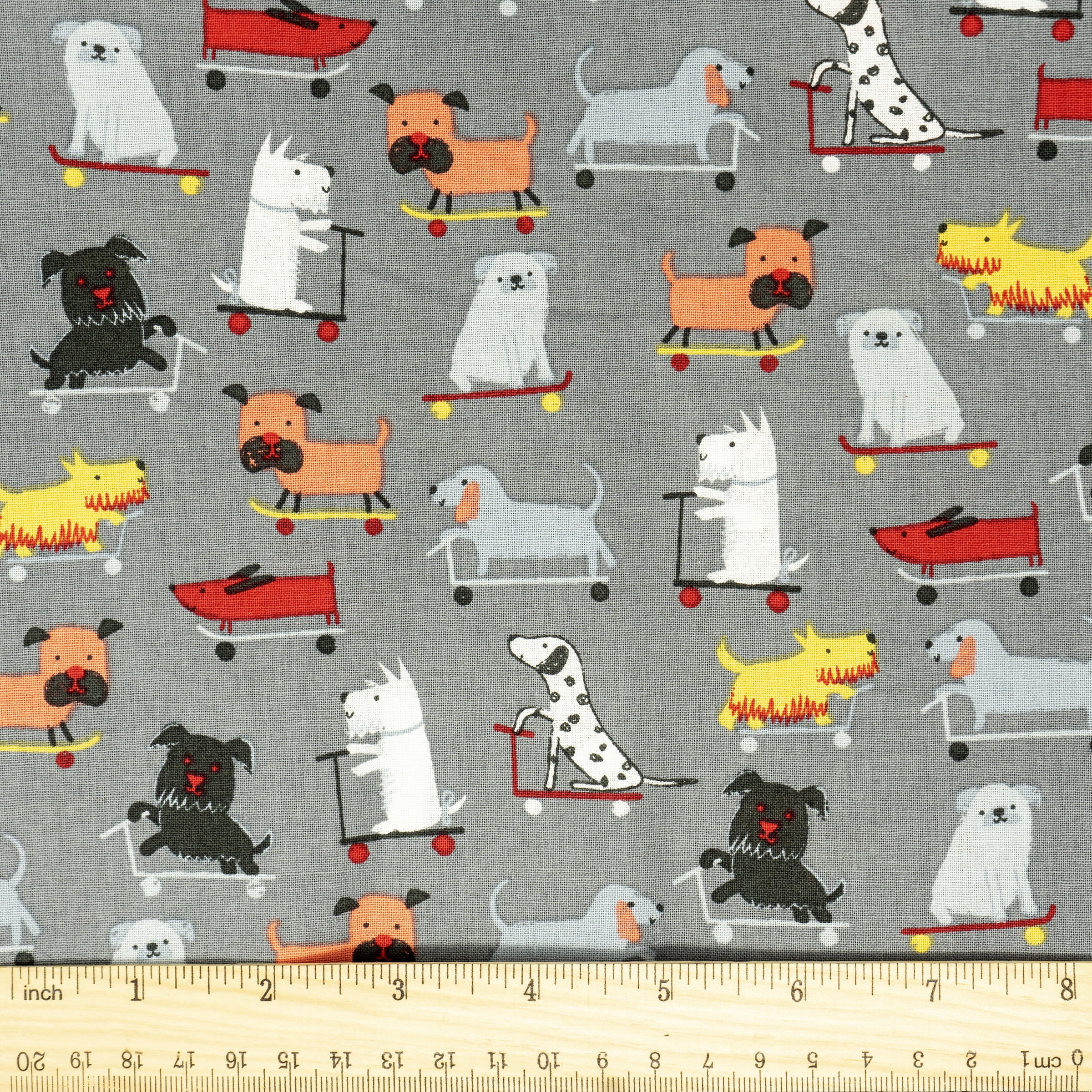 Waverly Inspirations 1 Yard Cut 100% Cotton Prints Fabric Dog Park 44 ...