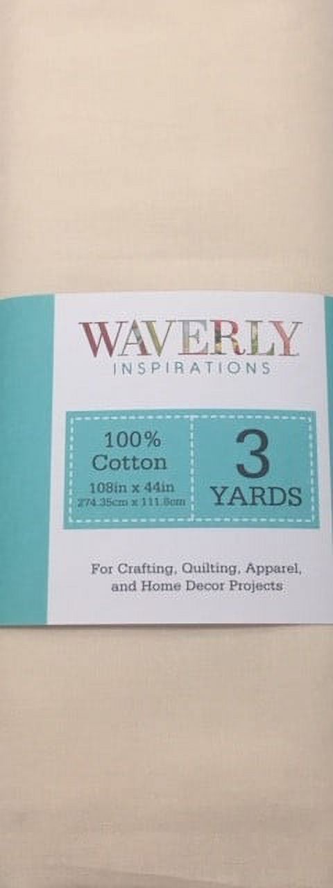 Mainstays 100% Cotton 44" Wide x 2 Yards Precut Fabric Solid Black ...