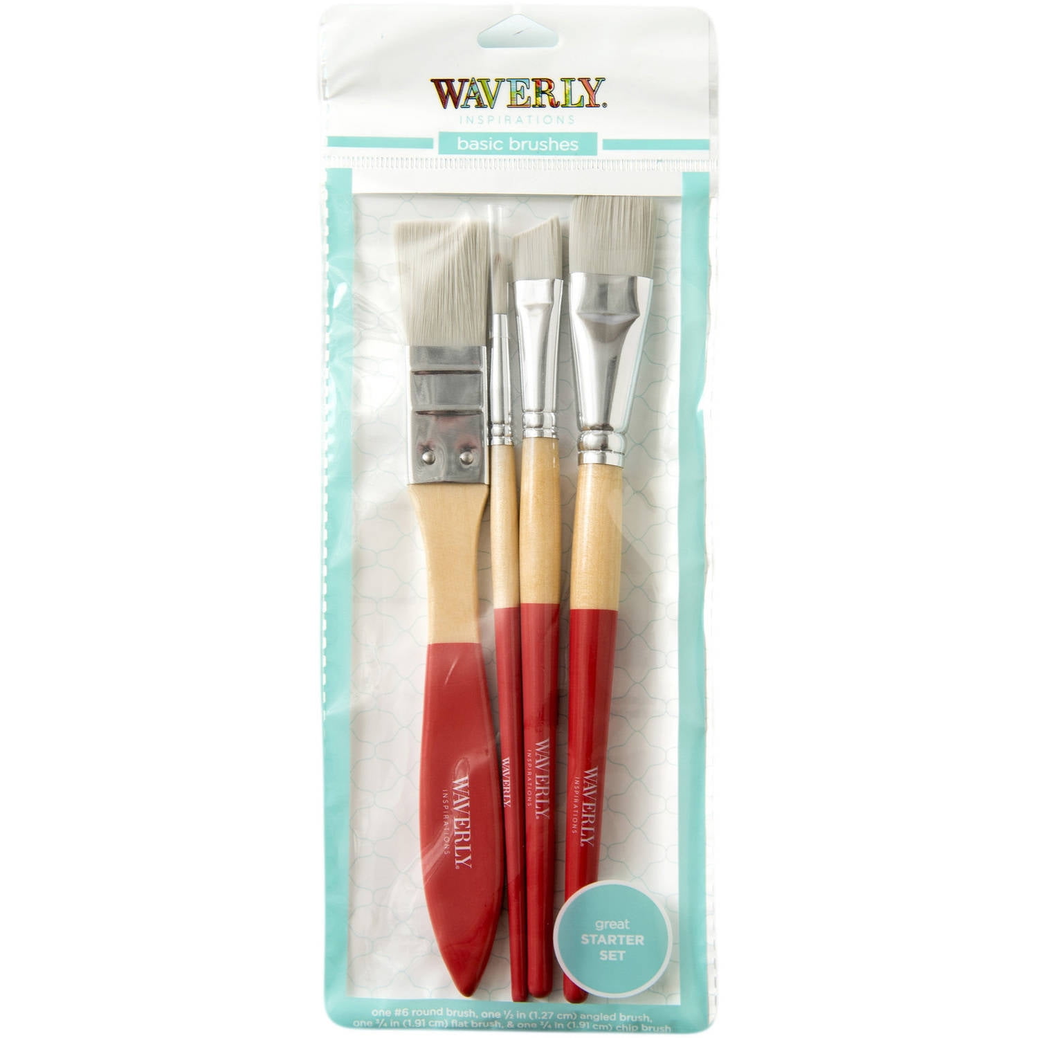 Waverly Inspirations Basic Brush Set, 4 Piece - Walmart.com