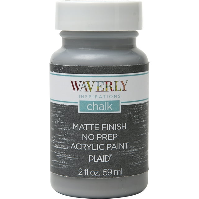 Waverly Inspirations Chalk Paint, Ultra Matte Finish, Steel, 2 fl oz ...