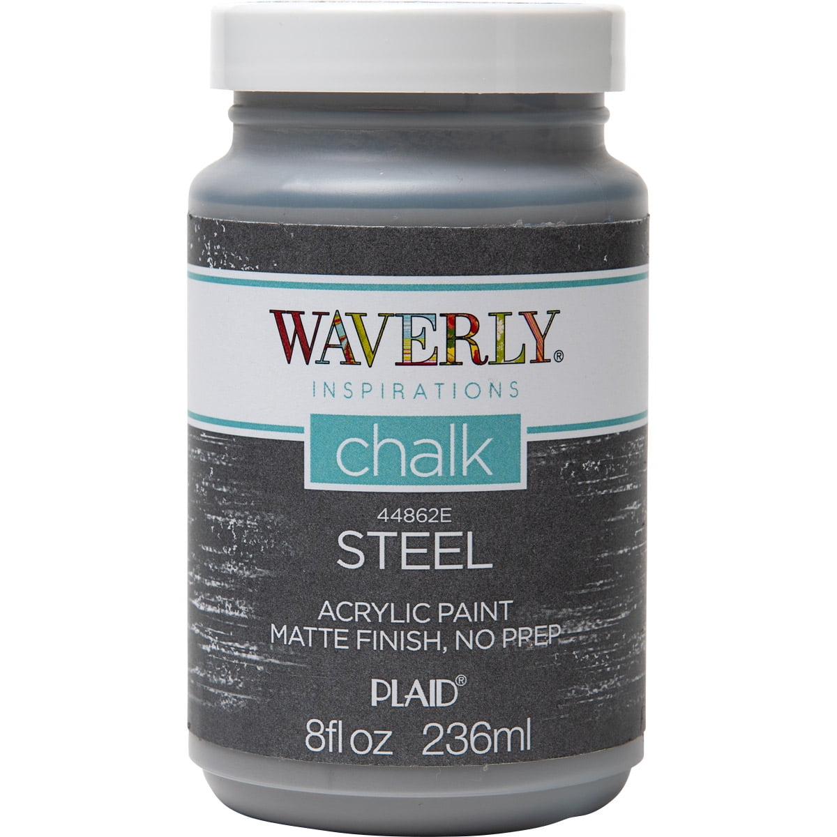 Waverly Inspirations Chalk Paint, Ultra Matte Finish, Steel, 8 fl oz ...