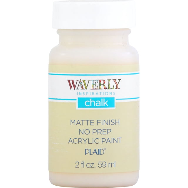 Waverly Inspirations Chalk Paint, Ultra Matte, Ivory, 2 fl oz - Walmart.com