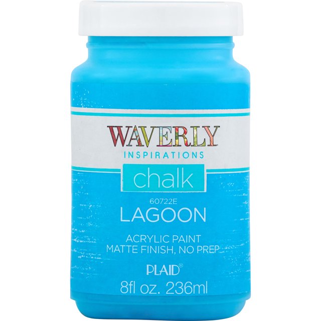 Waverly Inspirations Chalk Paint, Ultra Matte, Lagoon, 8 fl oz ...