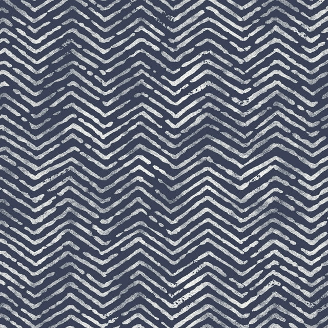 Waverly Inspirations Cotton Duck 45" x 2 Yds Herringbone Navy Color ...