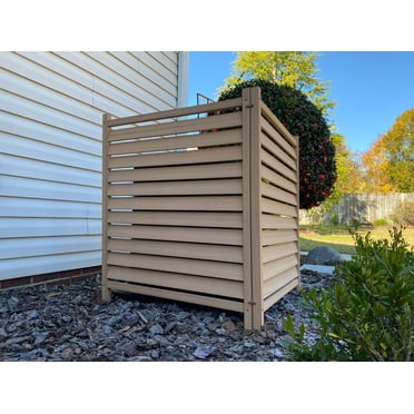 CASTLECREEK Air Conditioner Fence Screen, AC Covers for Outside to Hide ...