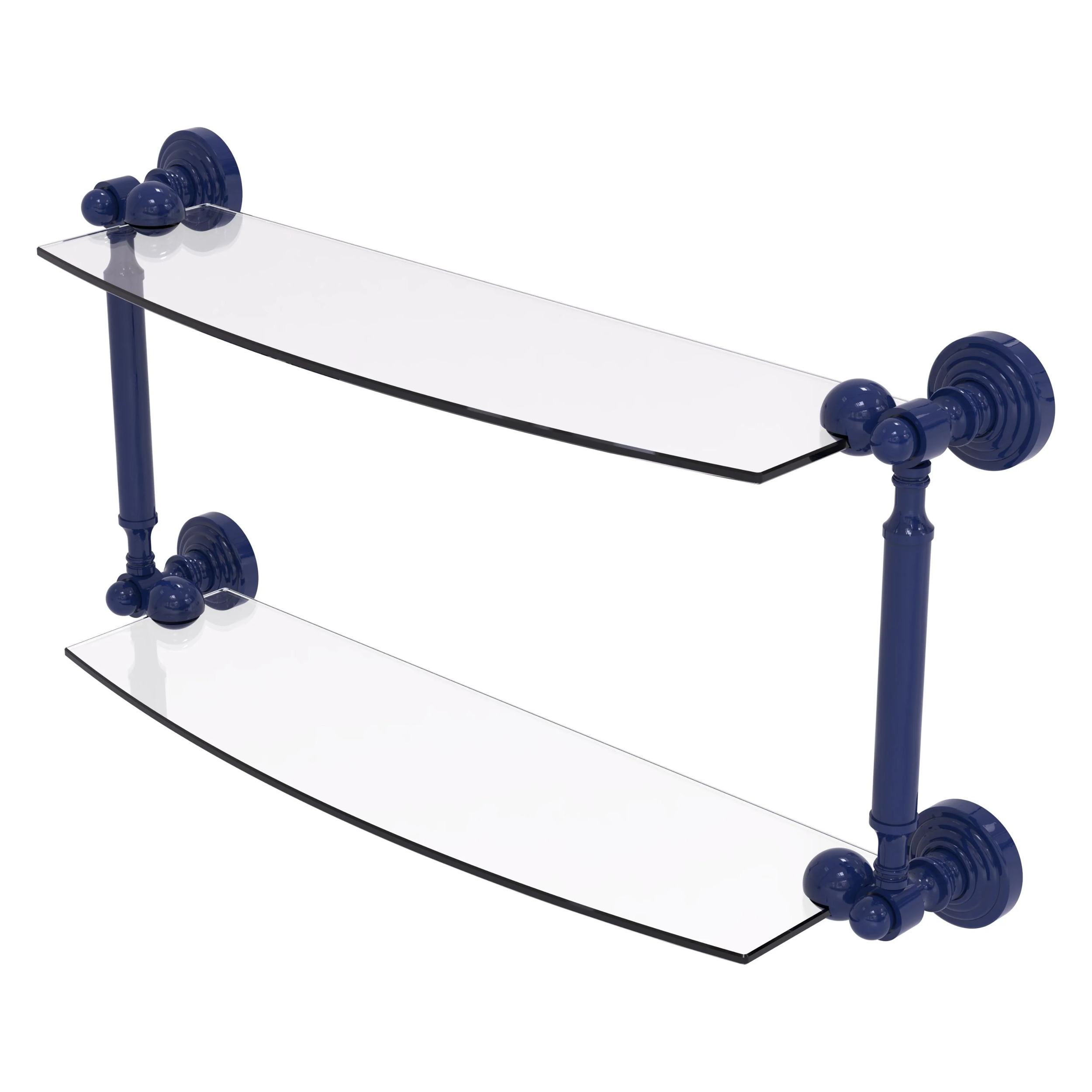 Waverly Place Collection Two Tiered Glass Shelf - Walmart.com