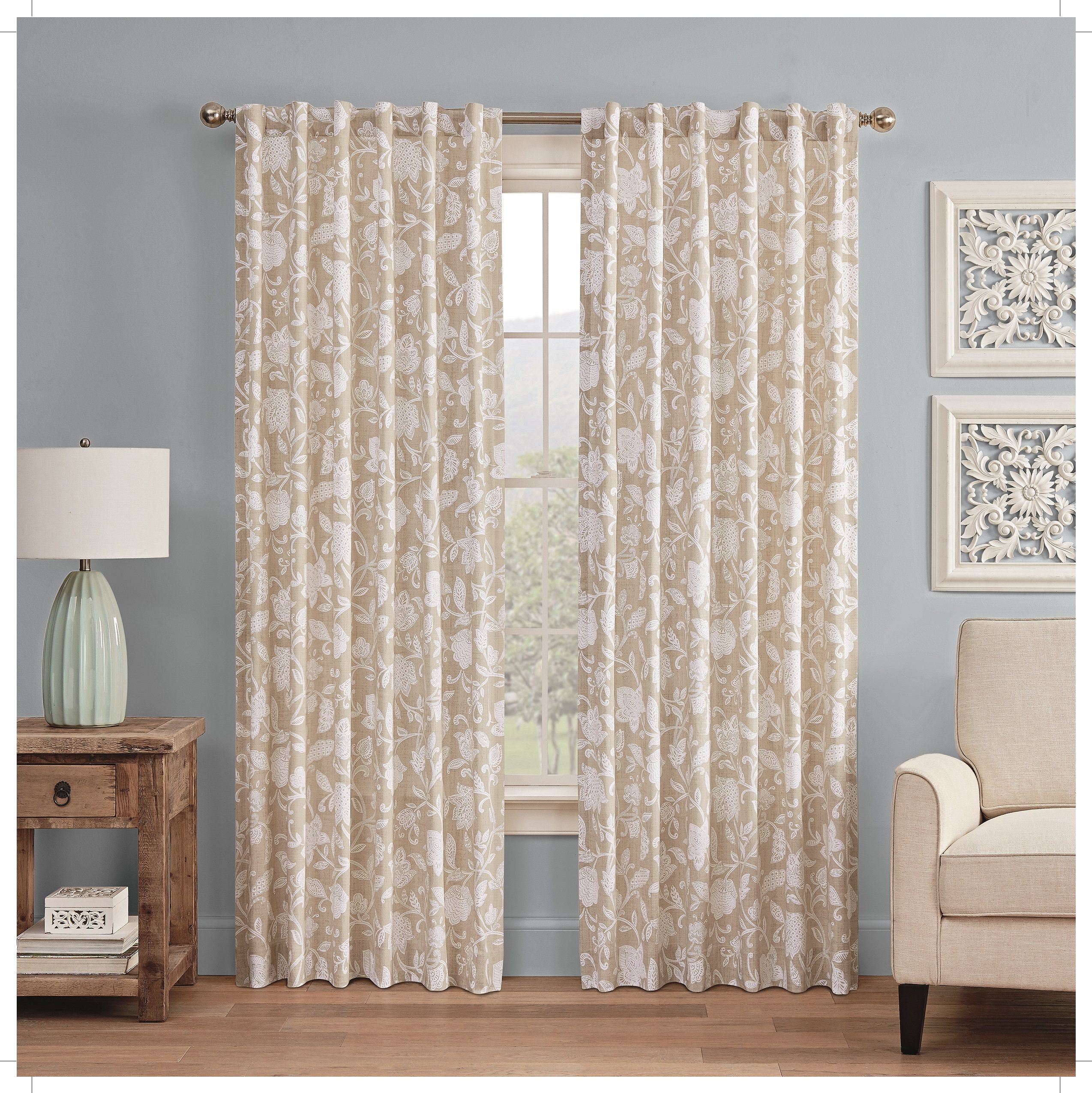 Waverly Imperial Dress Antique Curtain Panel - Walmart.com