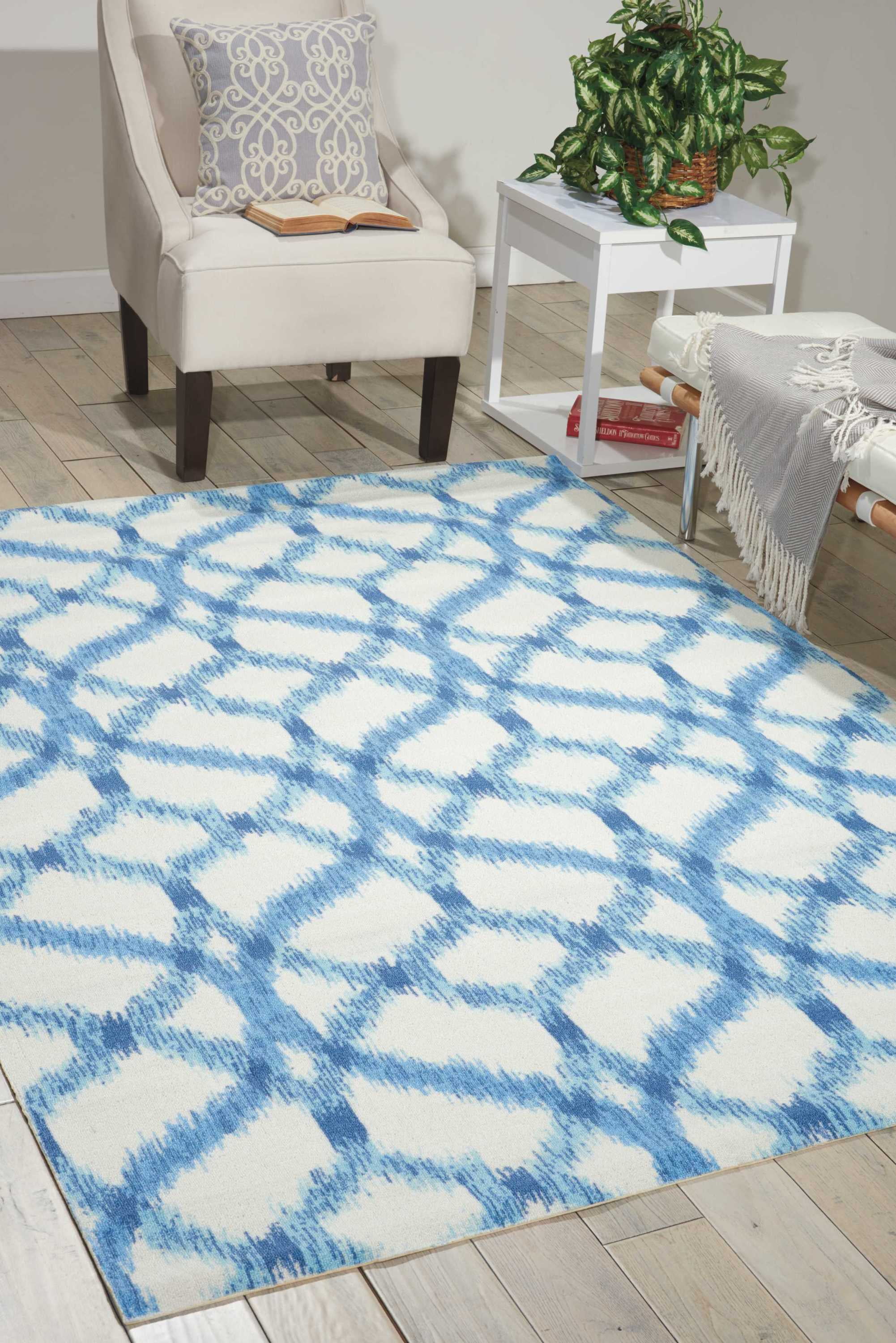 Waverly Sun N' Shade Indoor/Outdoor Aegean 5'3" x 7'5" Area Rug, (5x7 ...