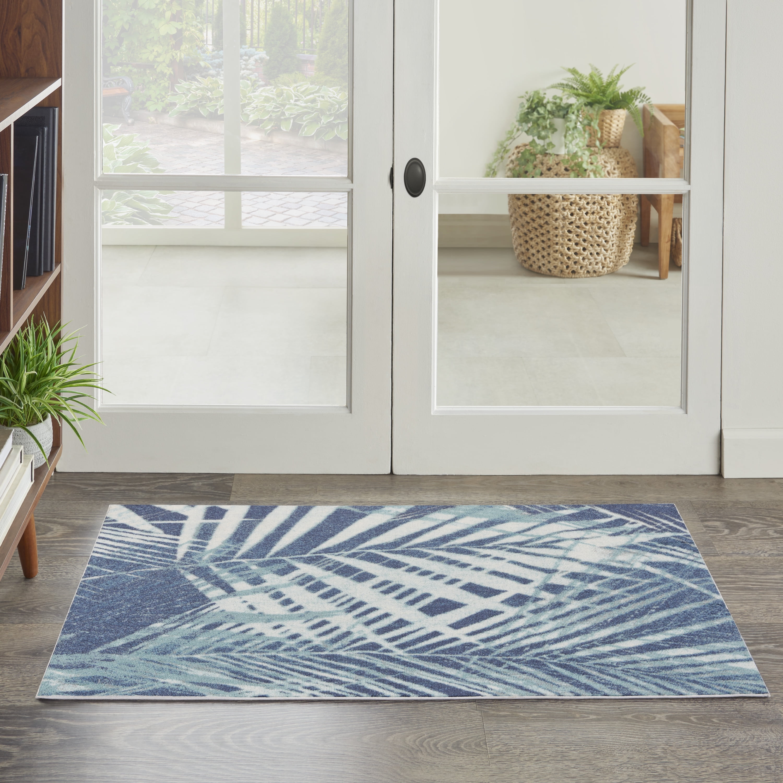 Waverly Sun N' Shade St. Croix Navy 2'3" x 3'9" Area Rug, (2x4 ...