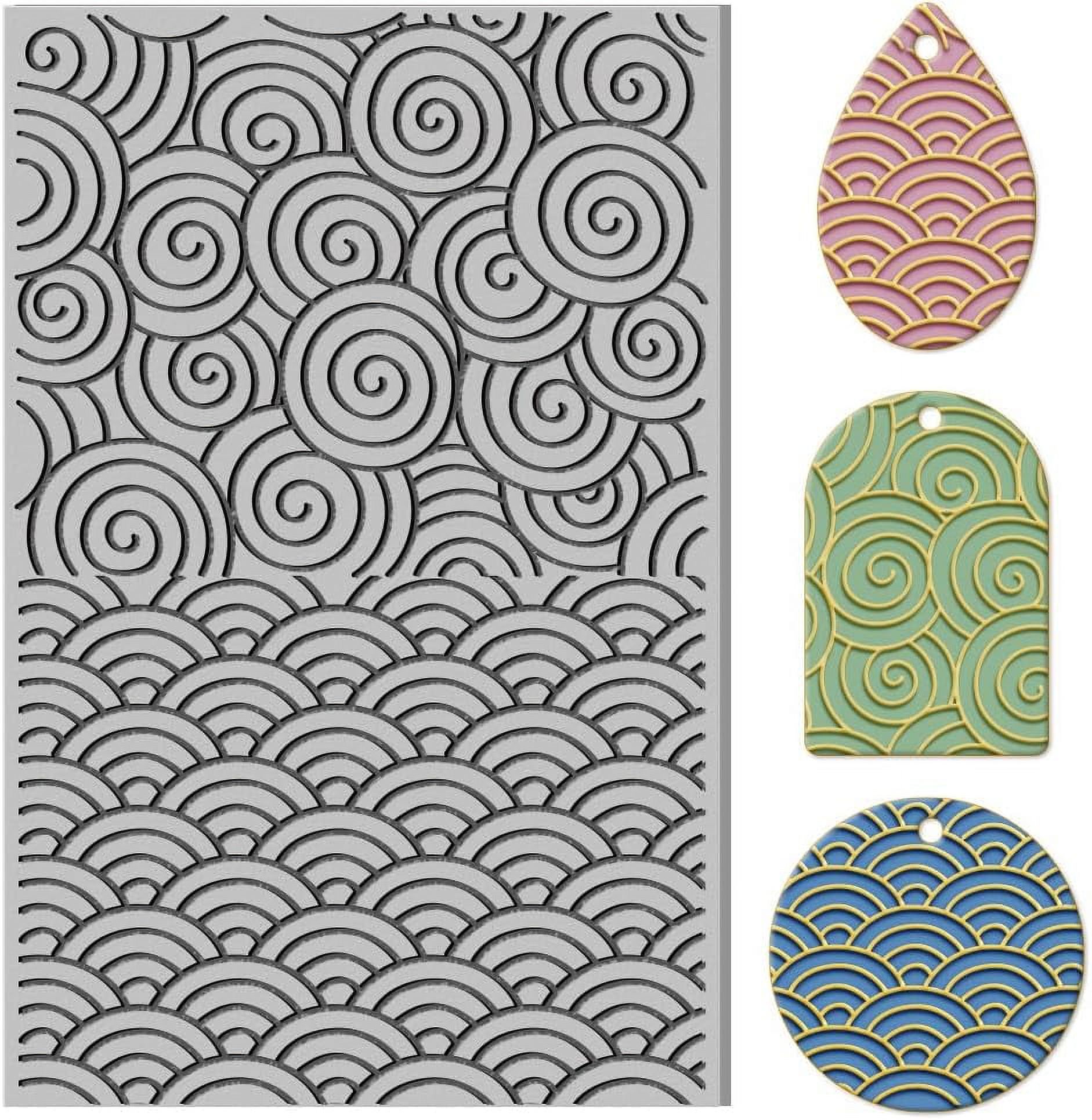 Waves Borders Lines Clay Texture Mat Clay Modeling Pattern Pad Texture ...