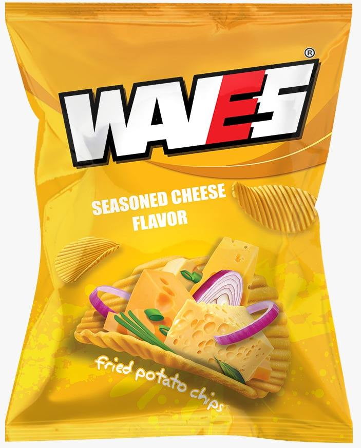 Waves Chips seasoned cheese - Walmart.com