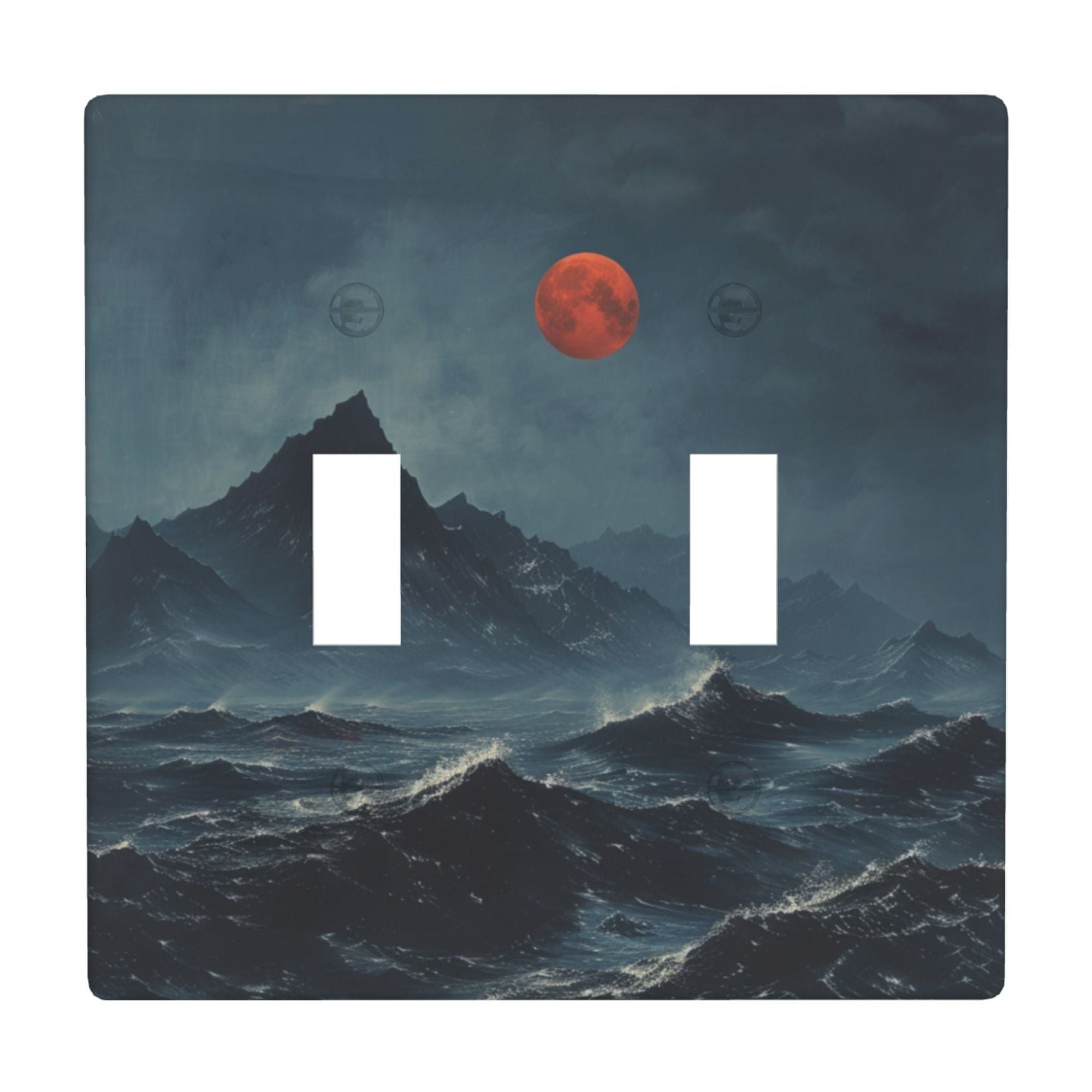 Waves Horror Mountain Original Design (4) Switch Cover Decorative Wall ...