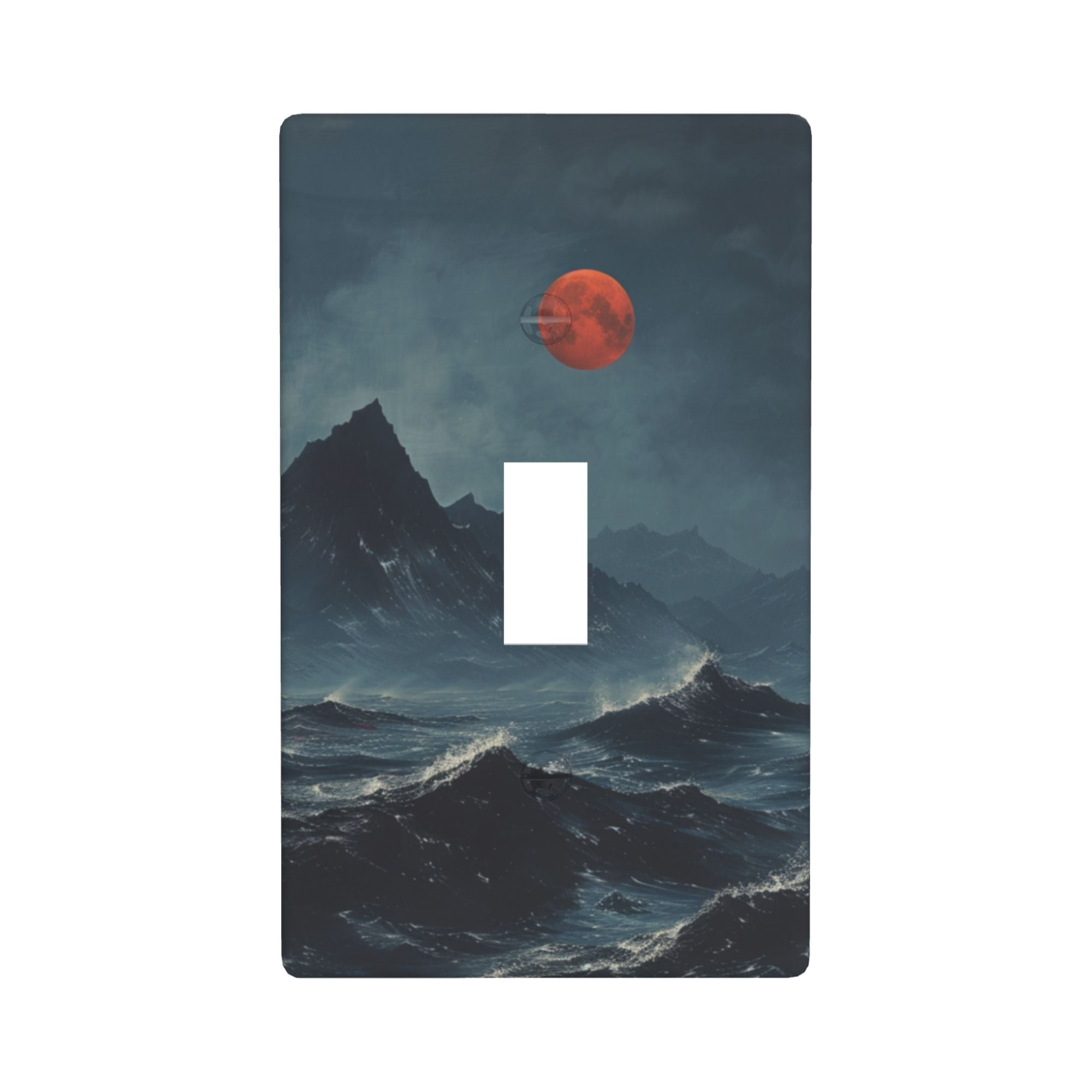 Waves Horror Mountain Original Design (4) Switch Cover Decorative Wall ...