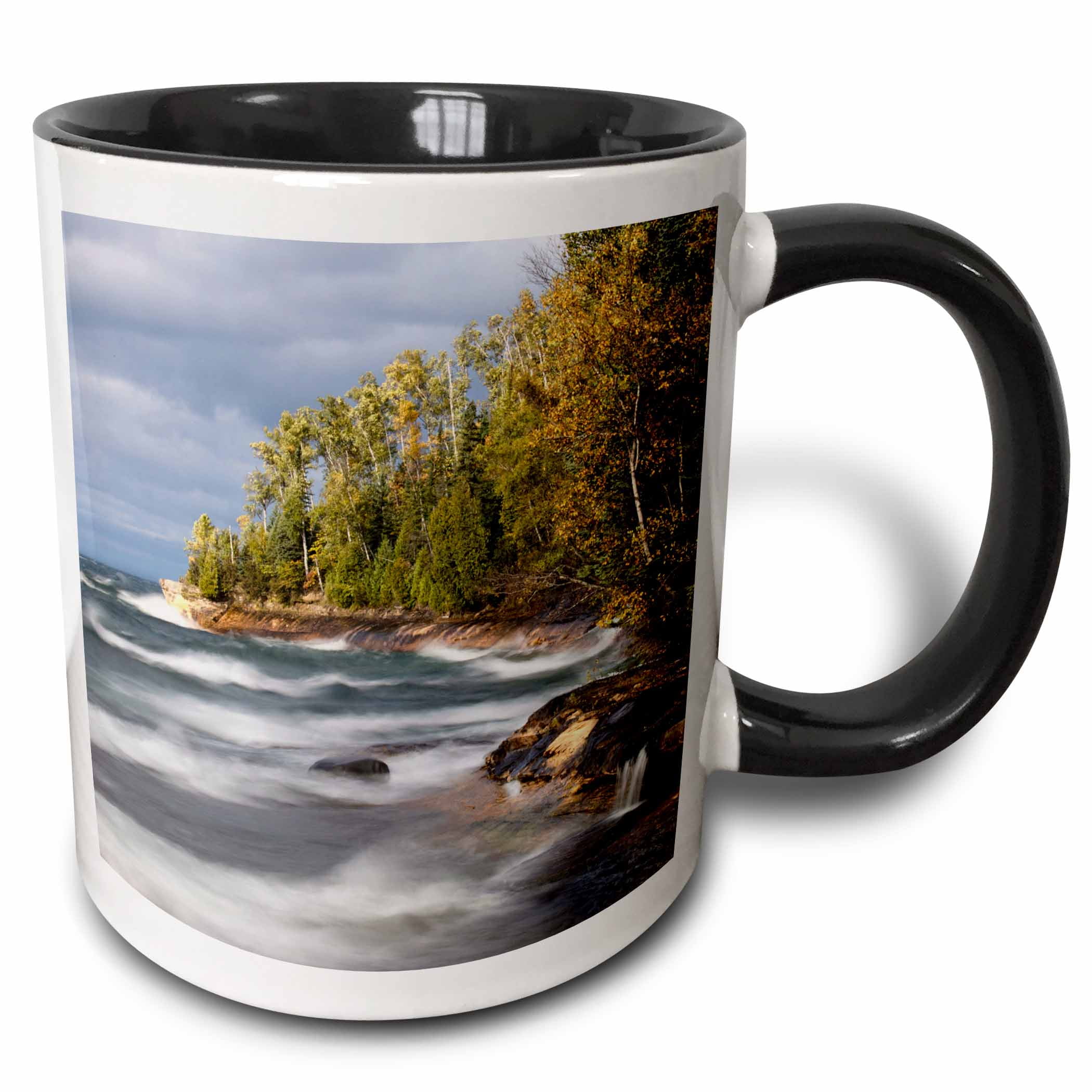 3drose, Waves in Lake Superior, Pictured Rocks National Lakeshore ...