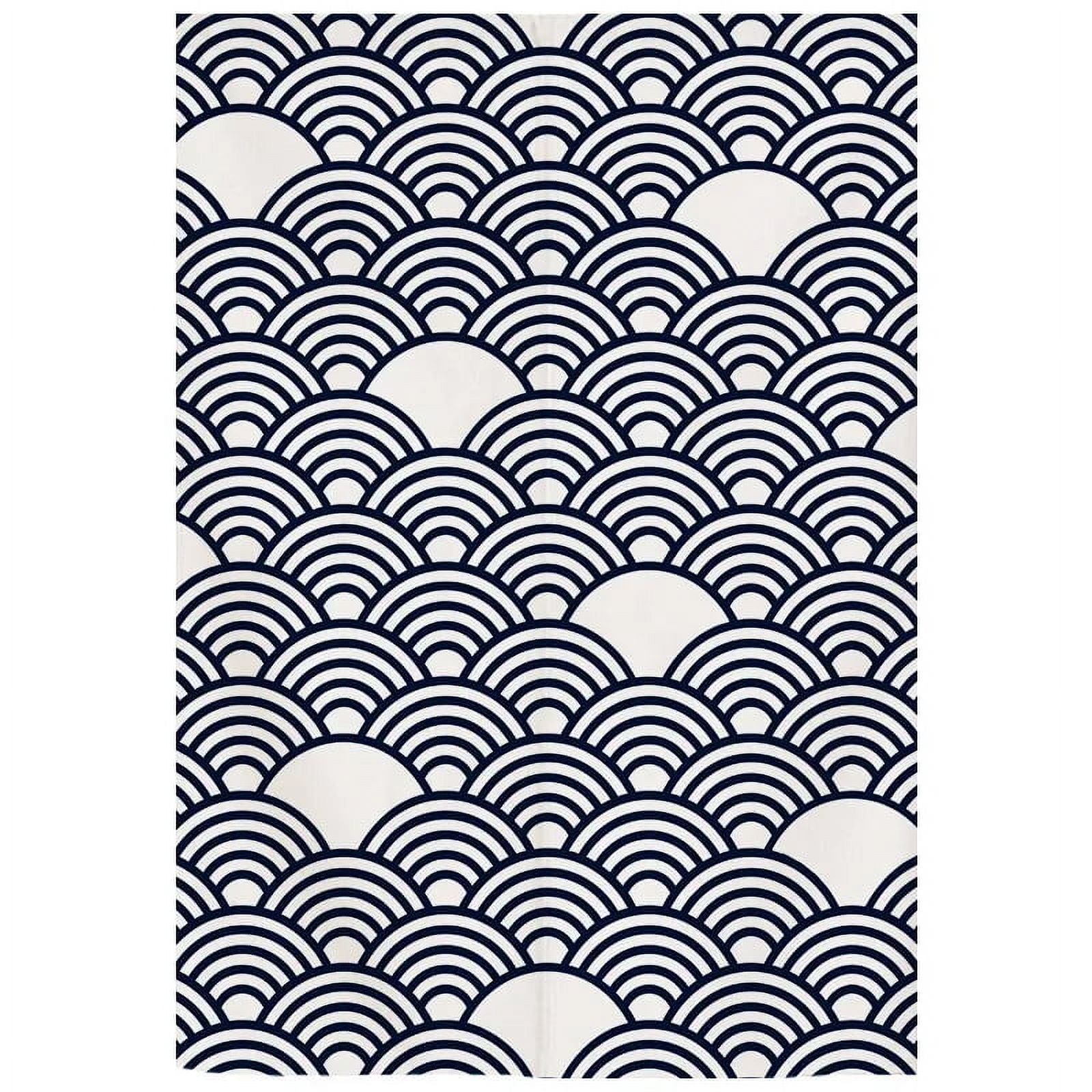 Waves Texture Japanese Noren Doorway Curtains ic Print Hanging for Kitchen Partition Bedroom ...