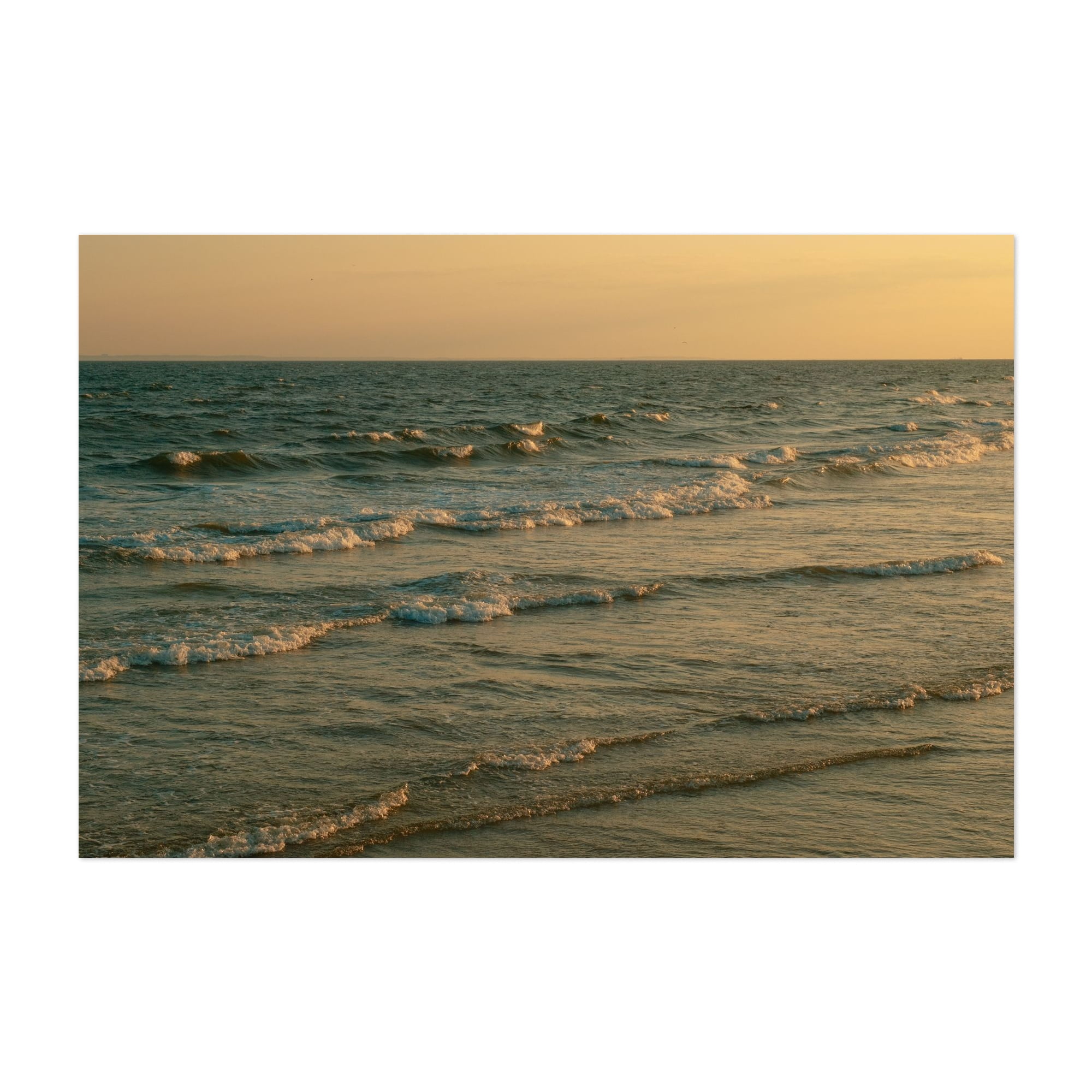 Waves at Rockaway Beach, Queens 01 - Queens New York Photography Unframed Wall Art Print 30 x 45 ...