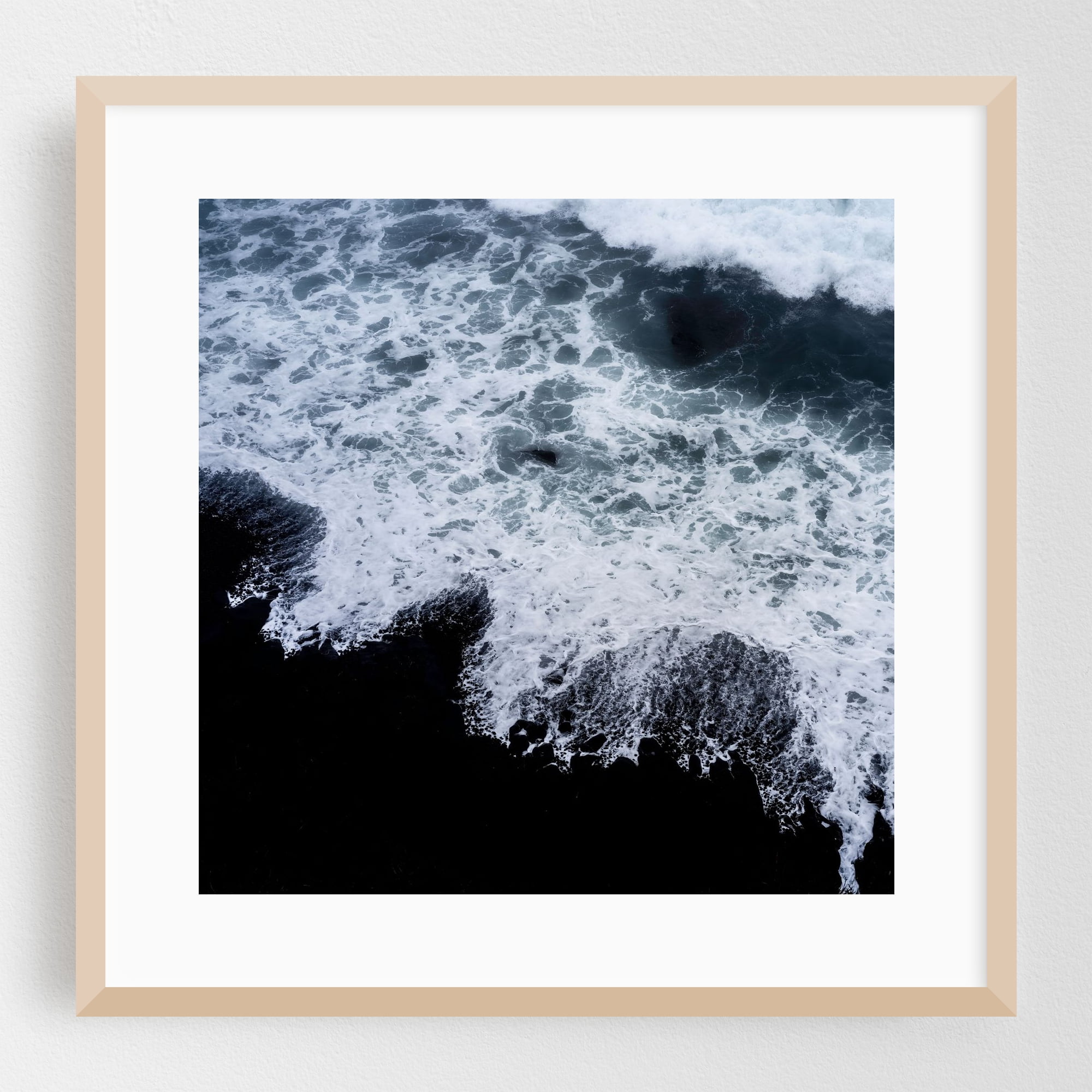 Waves pound the shoreline - Florence Oregon Photography Ocean Waves ...