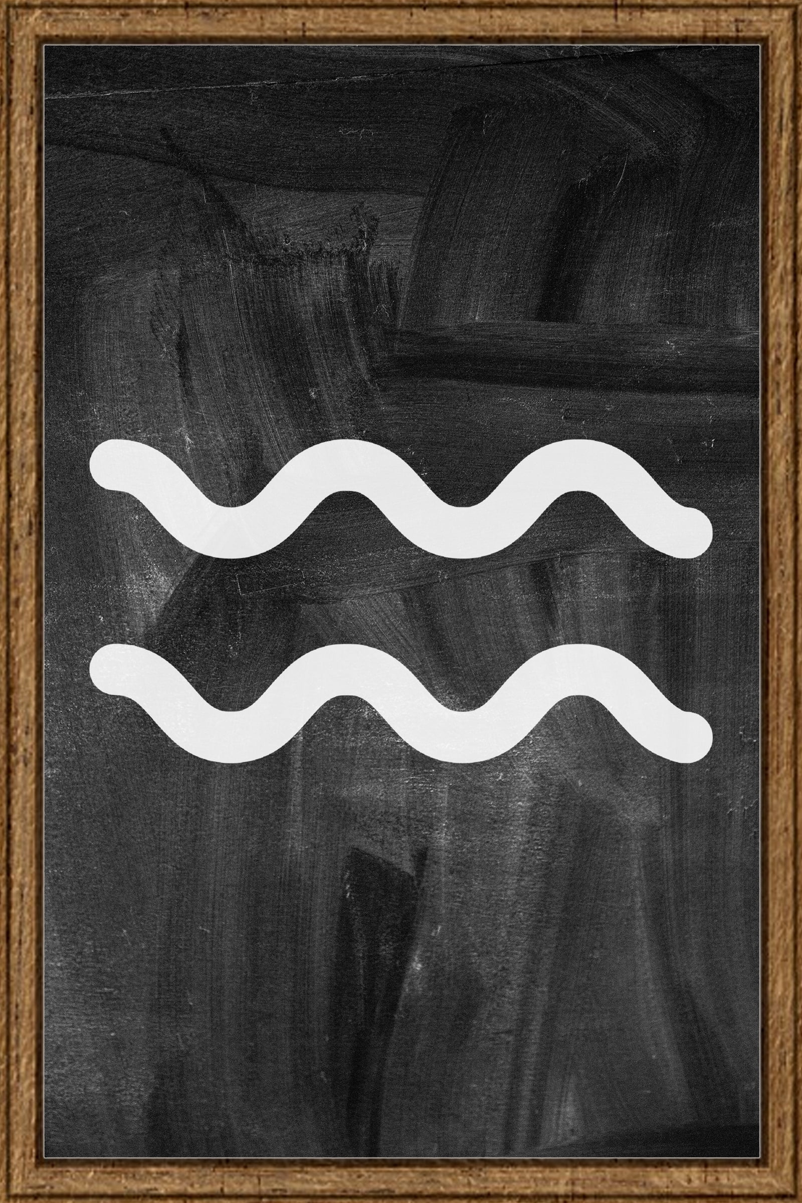 Waves water flow earth nature beach Tin Sign Chalk Board Wall Art Decor ...