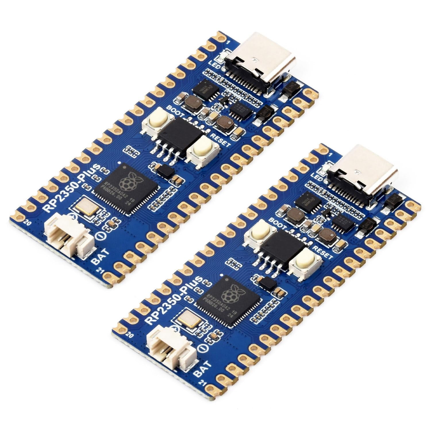 Waveshare 2PCS RP2350-Plus Development KEF16 Board, A Low-Cost, High-Performance Pico-Like MCU ...