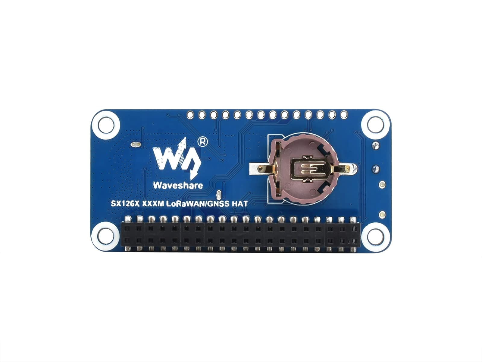 Waveshare SX1262 LoRaWAN Node RRF12 Module Expansion Board, Compatible with Raspberry Pi 5/4B/3B ...