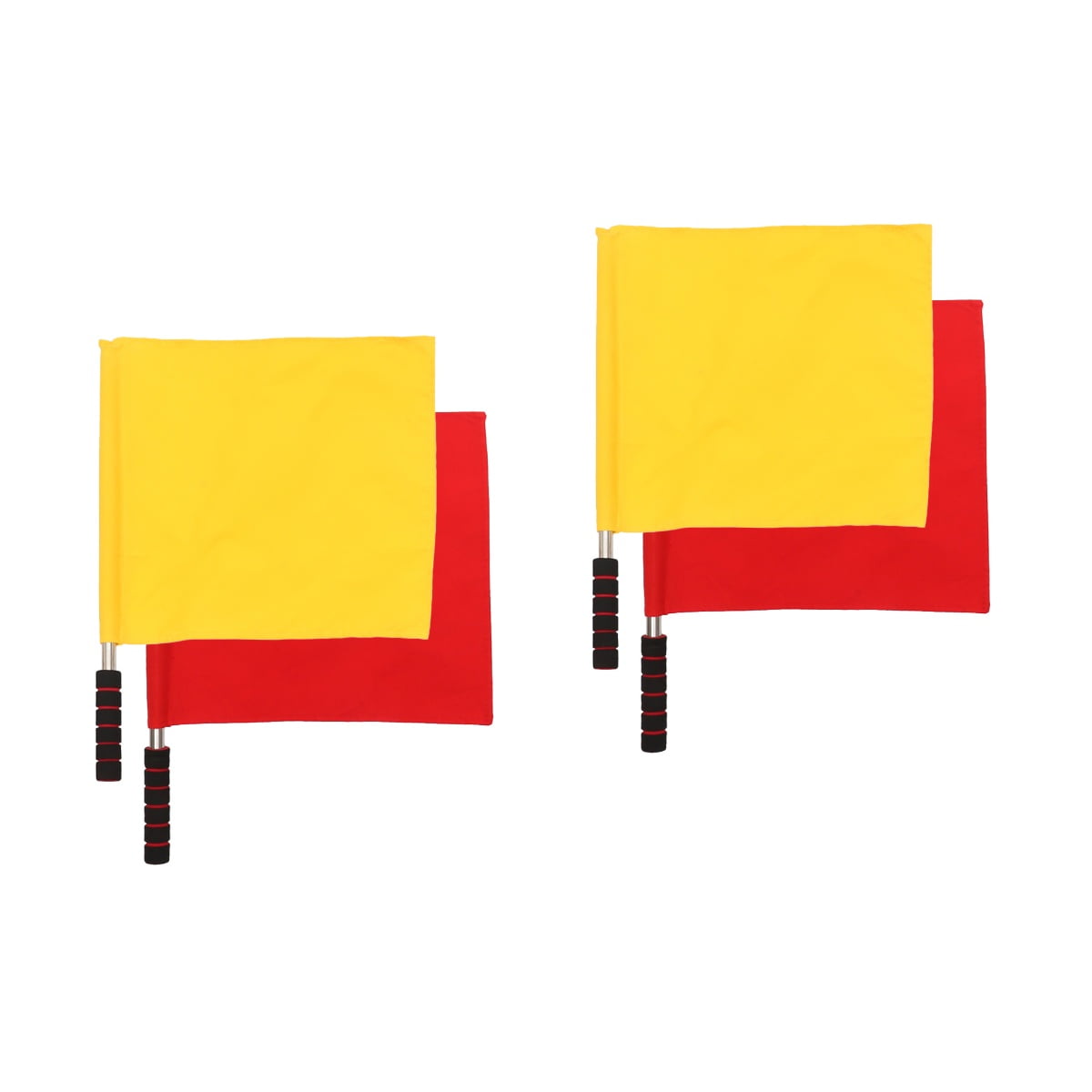 Waving Signal Flags Sports Judge 4 Pcs Banner Competition School ...