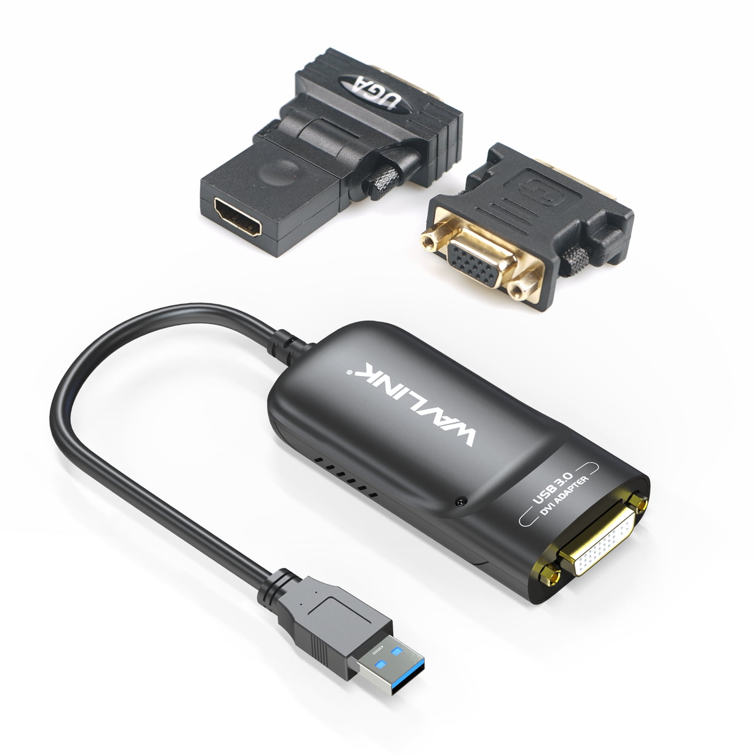Wavlink USB 3.0 to DVI External Video Card / Video Graphic Display ...