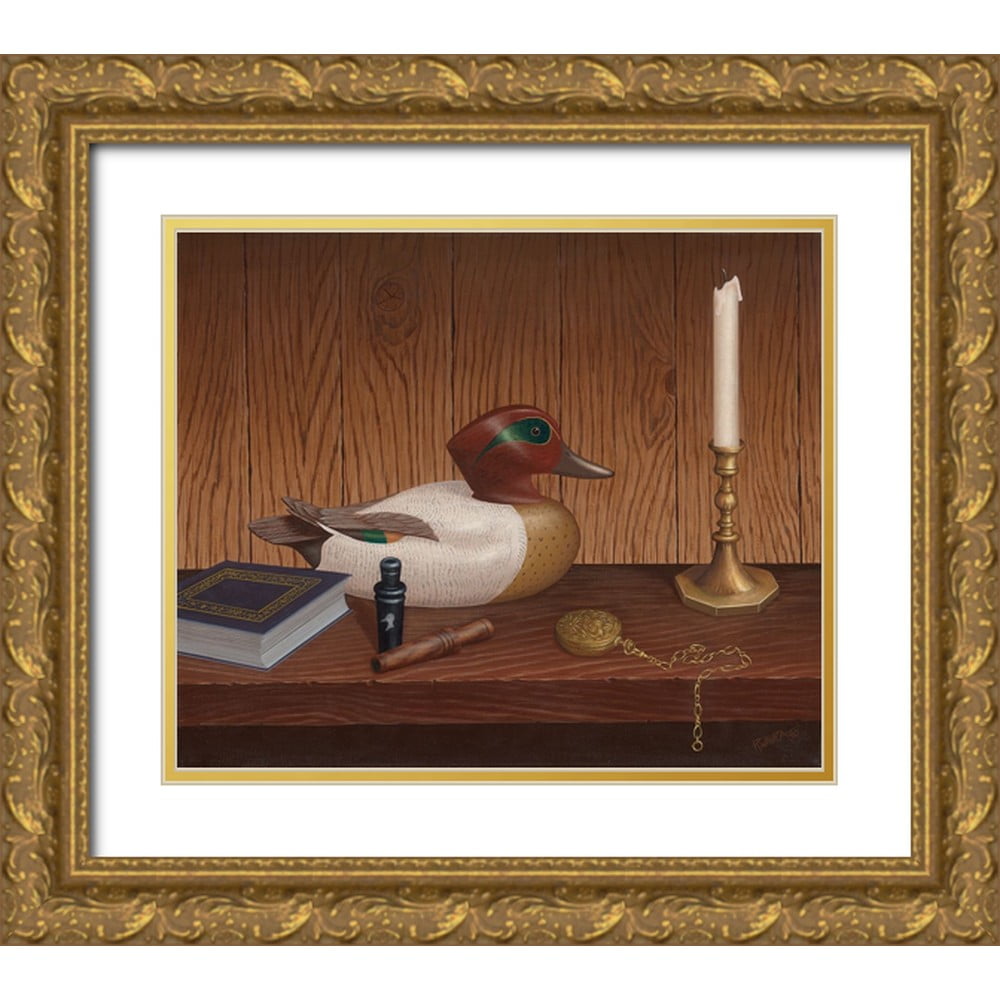 Wavra, Robert 17x15 Gold Ornate Wood Framed with Double Matting Museum ...