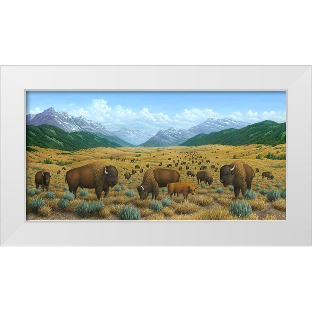 Wavra, Robert 24x14 White Modern Wood Framed Museum Art Print Titled ...