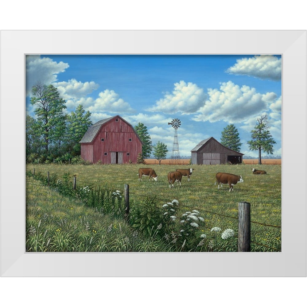 Wavra, Robert 32x26 White Modern Wood Framed Museum Art Print Titled ...