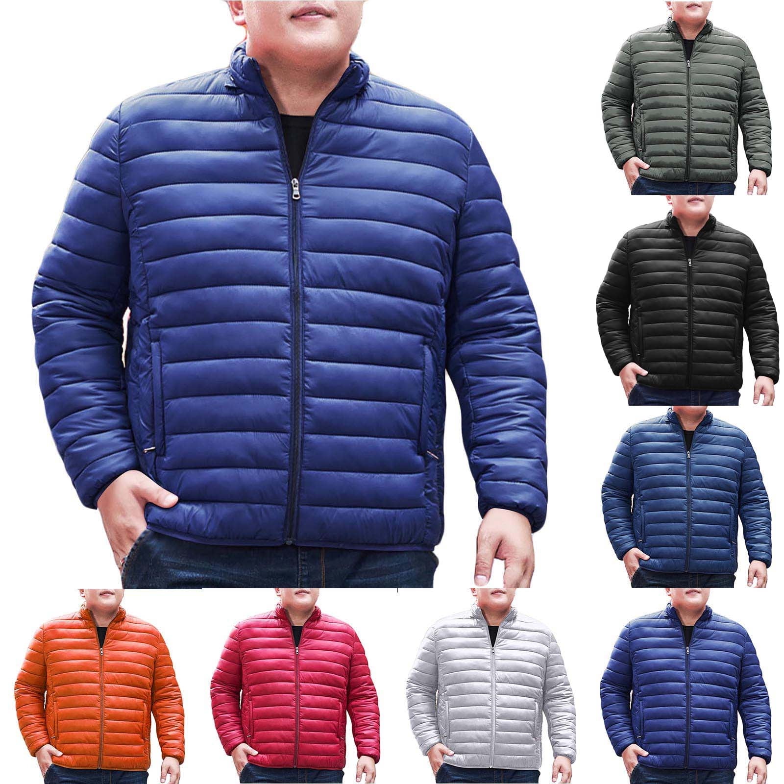 Wavsuf Winter Puffer Jacket Mens Jackets Heavyweight for Men ...