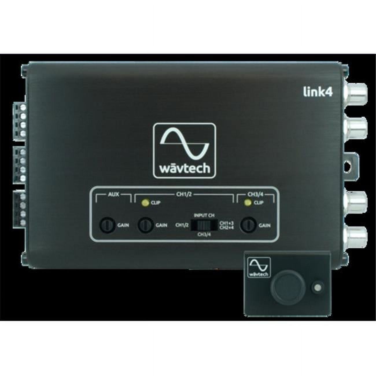 Wavtech LINK4 4 Channel Line Output Converter with Summing & Remote ...